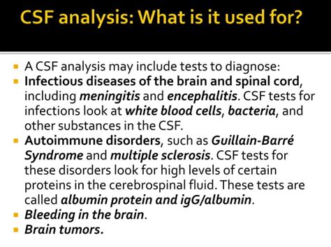 Collection Transport And Processing Of Clinical Specimens Csf Pptx