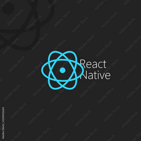 Logo Icon React Native Stock Vector Adobe Stock