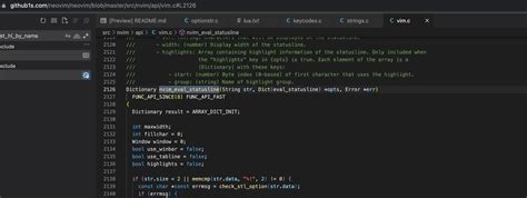 Vim Nvim Eval Statusline Lsp