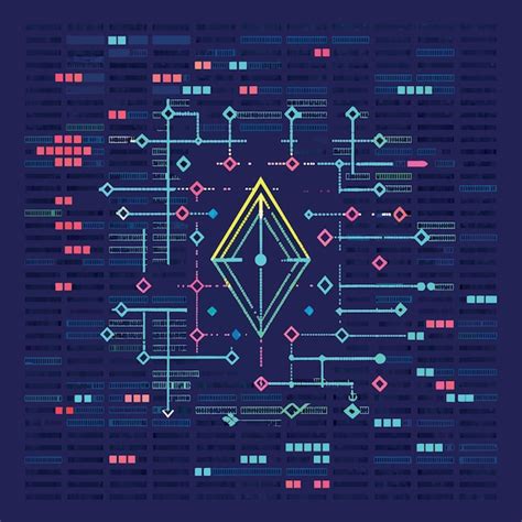 Dashed Line Pattern Code Background For Cryptography Premium Ai
