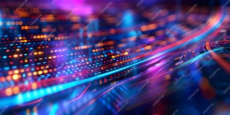 Analyzing Futuristic Digital Interface In Hightech Control Room With Holographic Data Concept