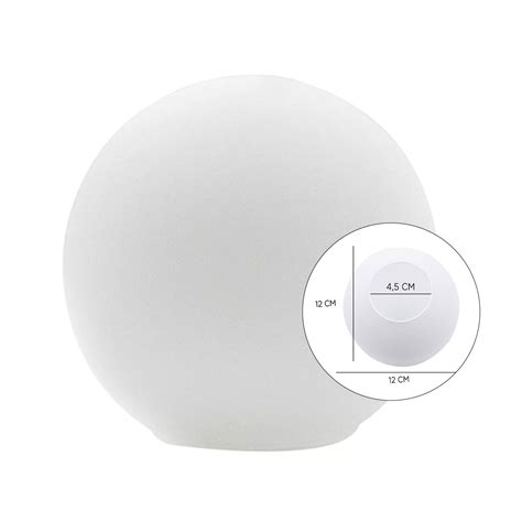 Vidro Globobolaesfera 12cm Diametro Vidro Fosco Sem Colar Roby