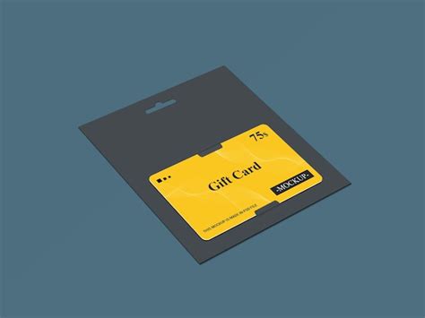 Carte De Membre Carte Cadeau Carte à Puce Carte De Réduction Modèle De Maquettes 3d De Carte