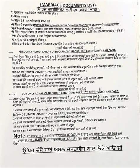 Marriage Registration In Punjab At Sewa Kendra