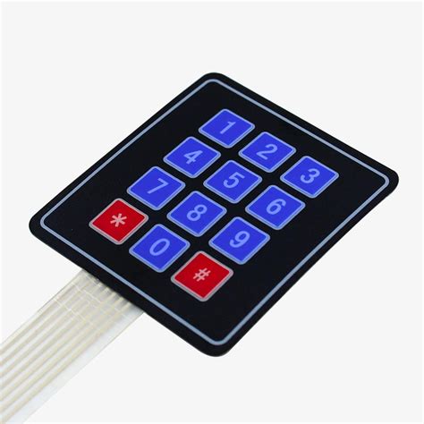 Buy 4x4 Matrix Membrane Type Keypad Online Quartzcomponents