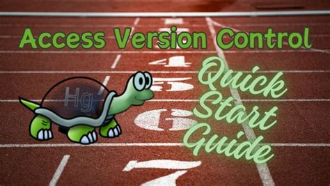 Access Version Control A Quick Start Guide
