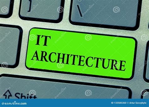 Conceptual Hand Writing Showing It Architecture Business Photo Text