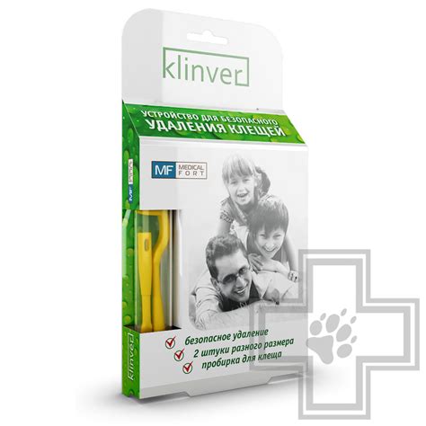 Купить KLINVER Комплект устройств для удаления клещей с пробиркой ...