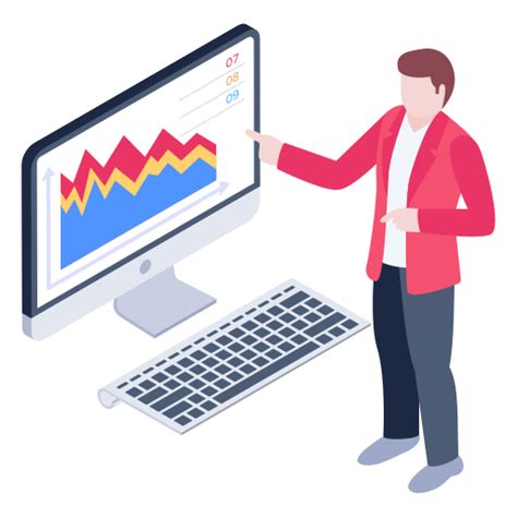 Data Analytics Generic Isometric Icon