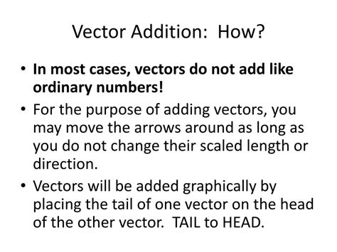 PPT Vectors And Vector Addition PowerPoint Presentation Free Download ID