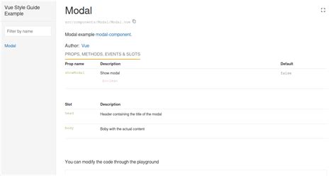 Vue Styleguidist Codesandbox