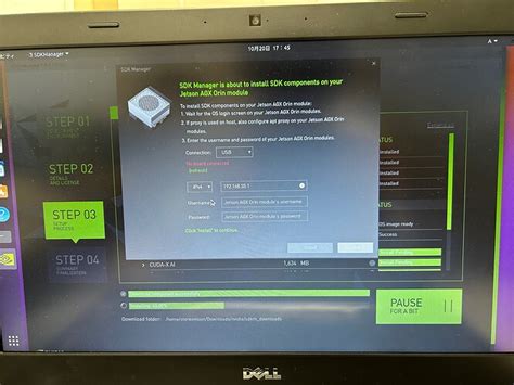 Installing Sdk Components On Agx Orin Jetson Agx Orin Nvidia