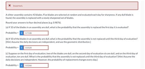 Solved Incorrecta Slitter Assembly Contains 43 ﻿blades