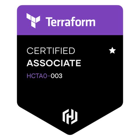 Hashicorp Certified Terraform Associate 003 Credly