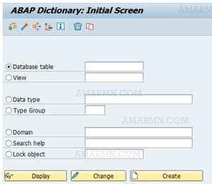 SAP ABAP Data Dictionary Amarmn Com