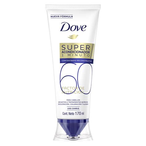 Super Acondicionador Dove Factor Nutrición 60 170 Ml