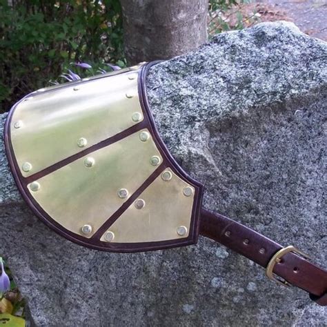 Brass Plated Steampunk Pauldron Etsy