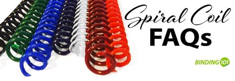 Spiral Coil Binding FAQs Binding Binding