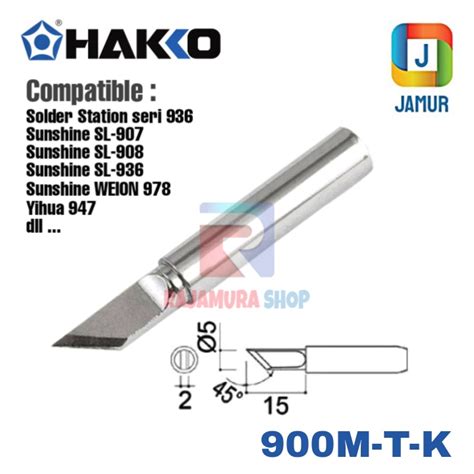 Jual Mata Solder Station Silver Hakko Mata Solder Pucuk Solder Soldering Tips Shopee Indonesia