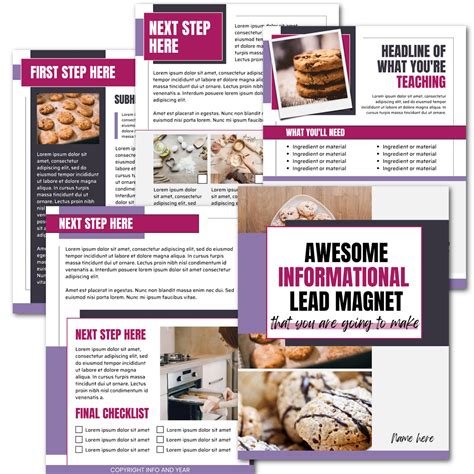 instructional pdf canva template creators content club