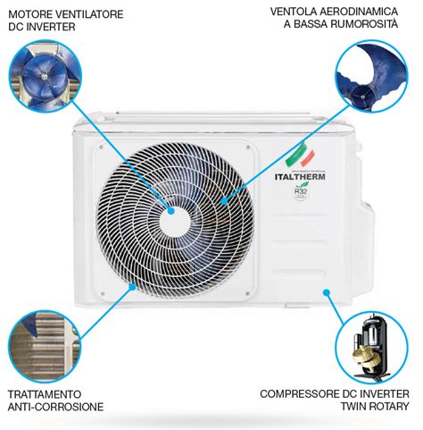 Climatizzatore Monosplit A Parete Clima Inverter Italtherm Btu