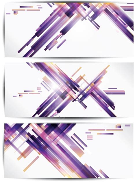 Premium Vector Set Of Abstract Colorful Web Headers And Cards Abstract Vector Illustration