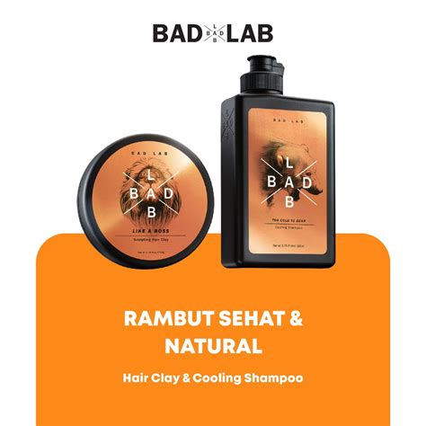 Jual Bad Lab Ultimate Duo For Your Healthy Hair Rambut Pria Sehat Dan Natural Shopee Indonesia