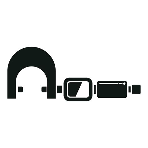 Exact Metal Measurement Icon Simple Vector Object Work Steel 35532750
