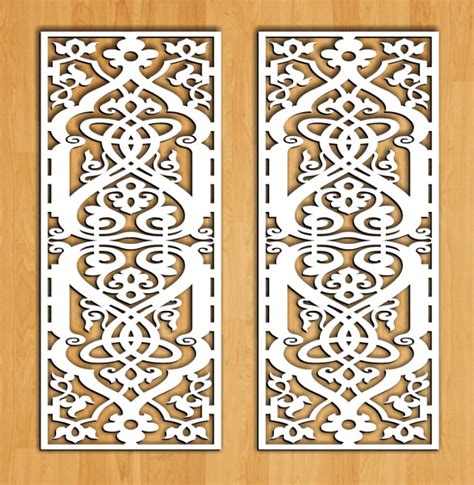 Design Pattern Screen Panel D Model Vector Files