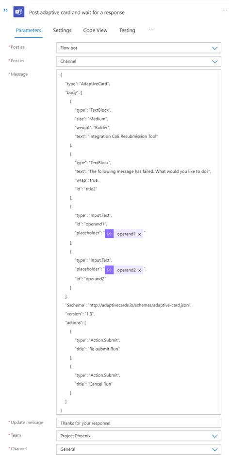 Sending Adaptive Cards To Microsoft Teams Users From Azure Logic Apps
