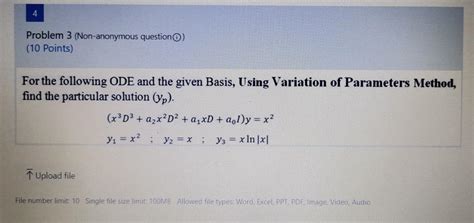 solved 4 problem 3 non anonymous question 10 points for