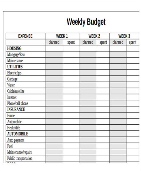 Free Printable Budget Calendar Template Take Control Of Your Finances