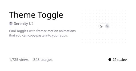 Theme Toggle 21st Dev The First Vibe Crafting Tool 21st Dev