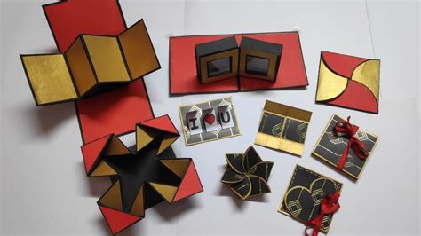 Explosion Craftbook Card Box Template