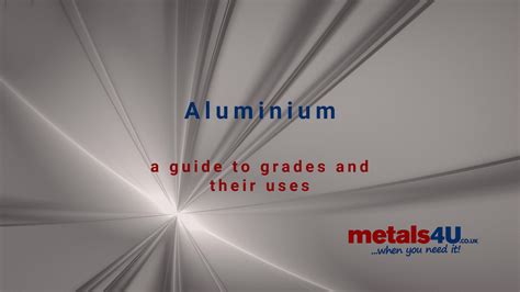 A Guide To Aluminium Grades And Their Uses Ideas And Advice Metals4u