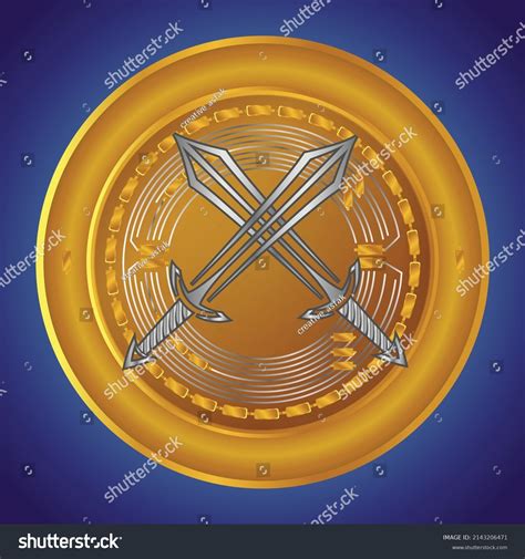 Sword Coin Vector Format Stock Vector Royalty Free 2143206471 Shutterstock