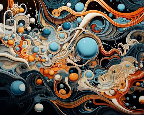 a focus on intricate patterns and a well balanced color scheme stock