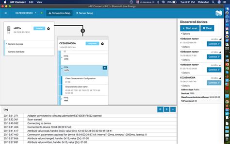 Unable To Receive Notification In A Laptop With Nrf Connect For Desktop
