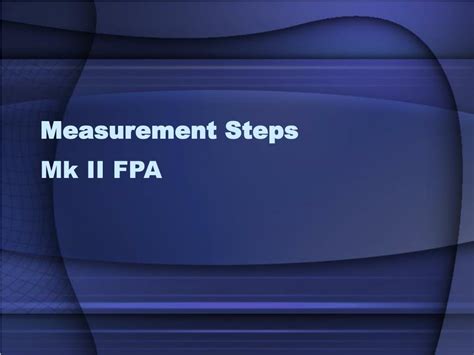 Ppt Functional Size Measurement Powerpoint Presentation Free Download Id5879505