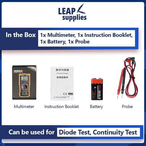 Komax Multimeter Voltmeter Voltage Test Meter Furniture And Home