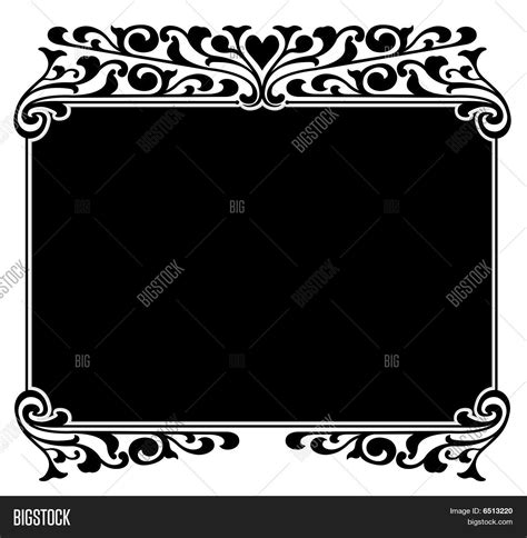Victorian Scroll Vector And Photo Free Trial Bigstock