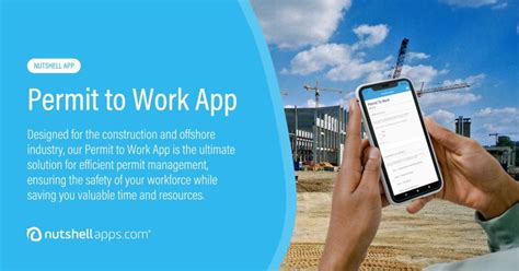 Nutshell Apps On Linkedin Permit To Work By Nutshell Apps