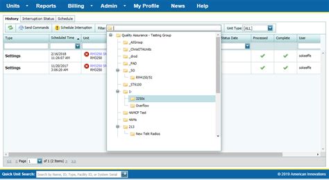 Filter The History Log