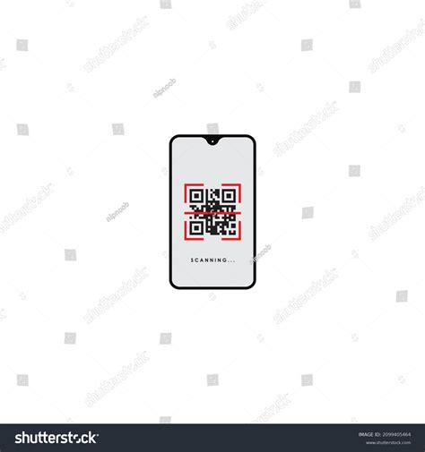 Realistic Smartphone Mockup Scan Qr Code Stock Vector Royalty Free 2099405464 Shutterstock