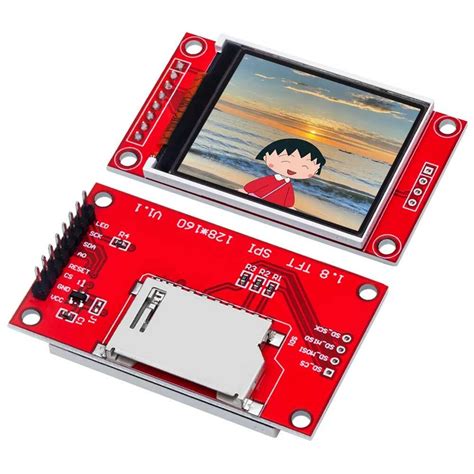 tft lcd display module spi interface 1 8 inch 128 160 makers electronics