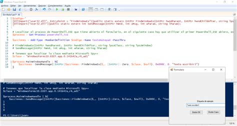 Buscar El Nombre De Una Clase De Un Formulario En Powershell Con