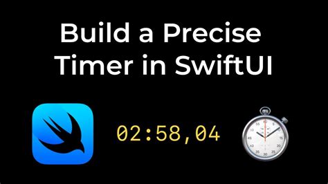Recreate Apples Stopwatch Mastering Millisecond Precision In Swiftui Youtube