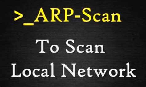 ¿cómo Escanear La Red Con Arp Scan En Linux Linux The