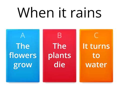 Zero Conditional Quiz