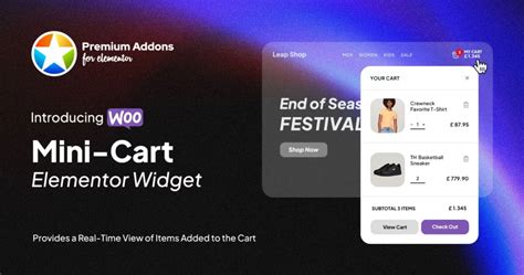 Elementor Woocommerce Mini Cart Widget Tutorial